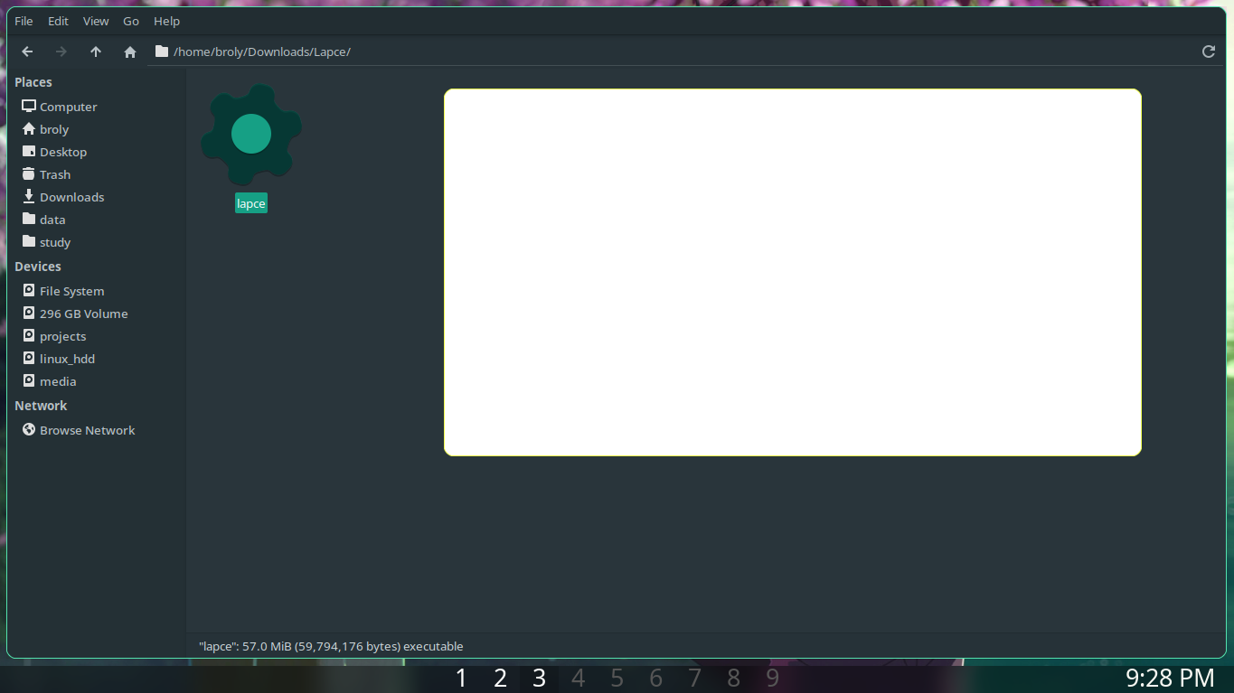 Screen is white if not in a spesific size · Issue #406 · lapce/lapce · GitHub