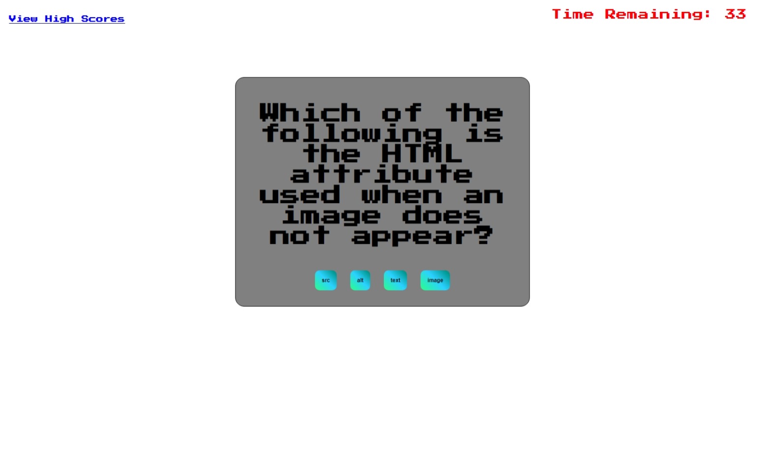GitHub - CannibalClarence/Code-quiz