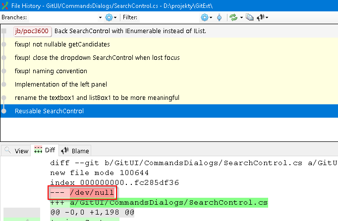 Wrong diff for initial commit · Issue #4580 · gitextensions/gitextensions · GitHub