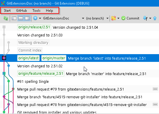 Missing items in the main menu · Issue #5262 · gitextensions ...
