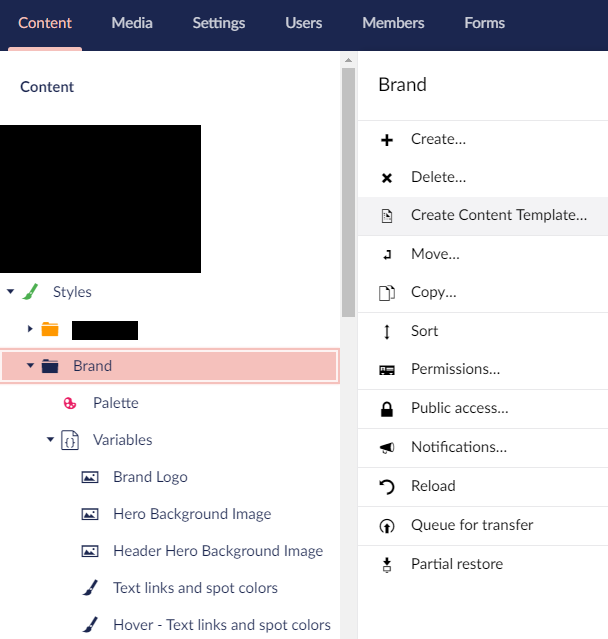 Heartcore Unable To Create Edit Or Use Content Templates · Issue 218 · Umbraco Umbraco Cloud