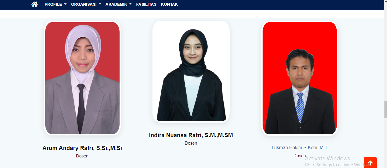 Github Nisaulapriyanti Custom Web Jurusanti