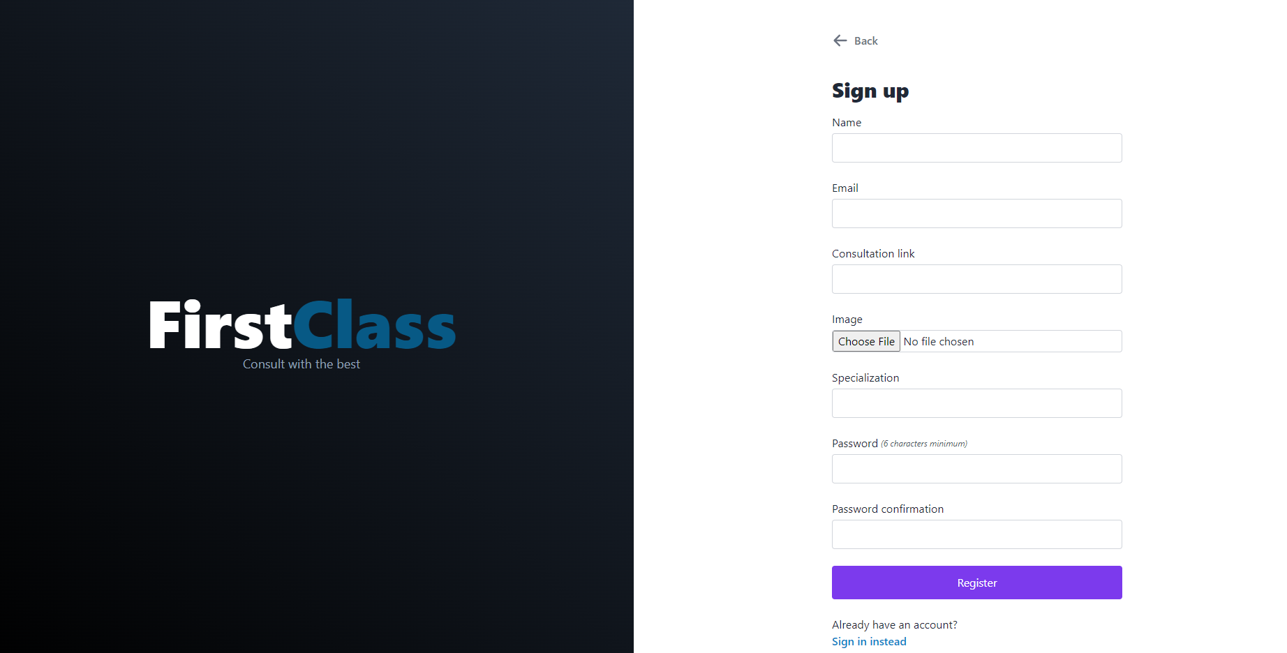 GitHub - jgbattung/Consulting-Scheduler-App: FirstClass - the consulting scheduler app is a one ...
