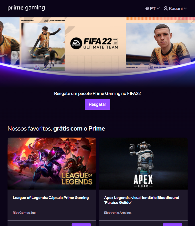 GitHub - kauanidev/prime-gaming-clone: Clonei o Amazon Prime Gaming e olha no que deu! xD