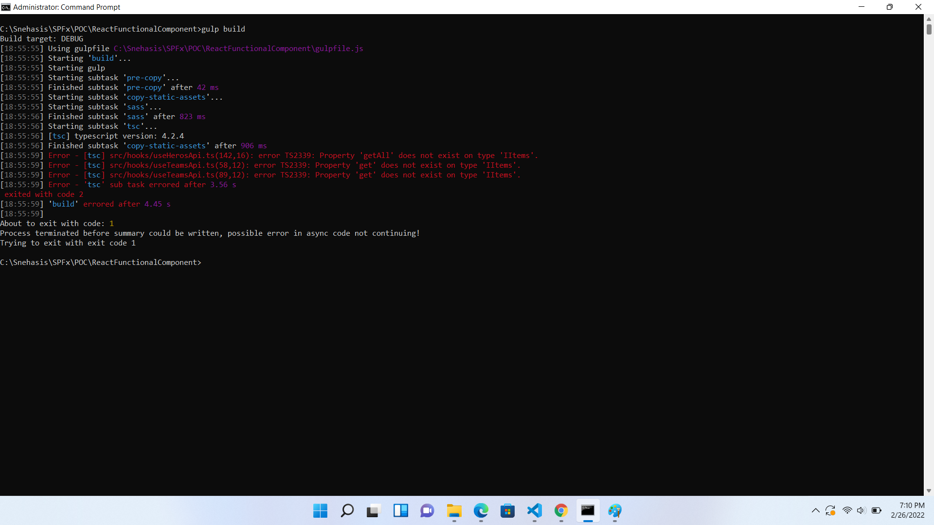 Nodemodulespnpqueryablequeryabledts10115 Error Ts1005 Expected · Issue 2126 