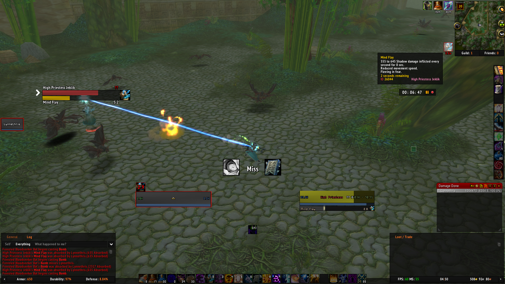 [Zul'Gurub] High Priestess Jeklik - Mind flay issue · Issue #11386 ...