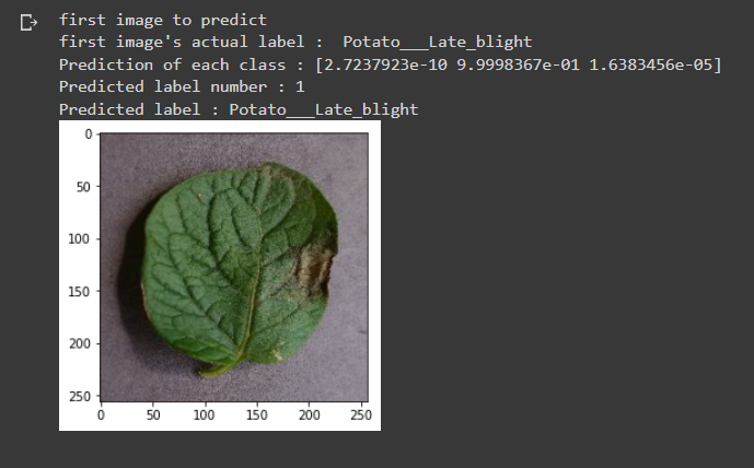 GitHub - AshutoshShukla-codes/Potato-Disease-Identification: Identifying the diseases in the ...