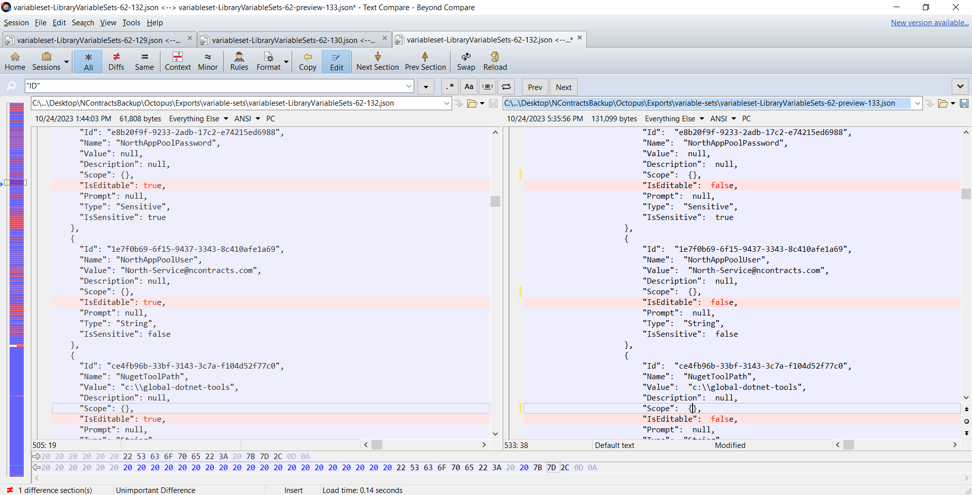 IsEditable is false for all variables in a VariableSet · Issue #8430 · OctopusDeploy/Issues · GitHub