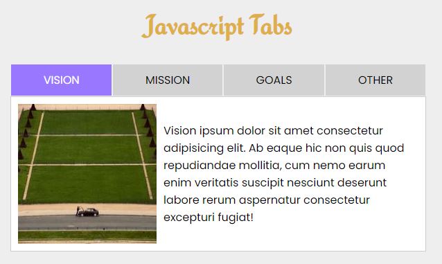 Nav tabs using html css and javascript README md At Main Mahabeer nav 