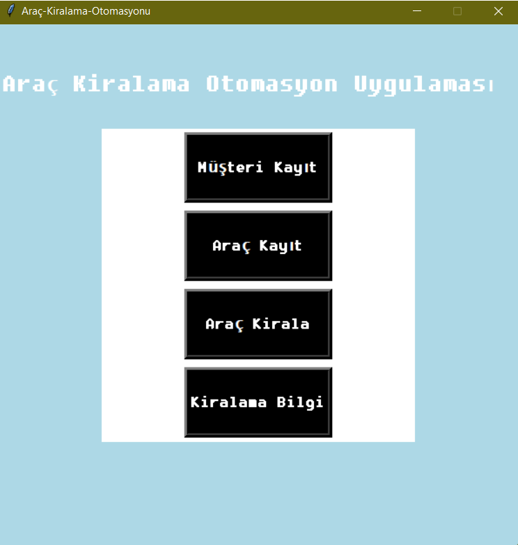 GitHub - mertav/car-rental-system: Car rental system with python