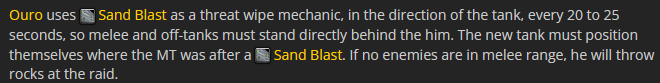 [AQ40] Ouro's Sand Blast doesn't wipe threat · Issue #13564 · azerothcore/azerothcore-wotlk · GitHub