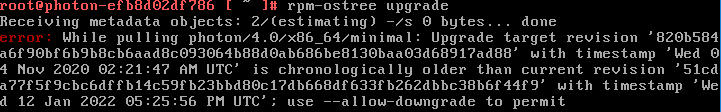 RPM-OSTree repo is tooo expired. · Issue #1296 · vmware/photon · GitHub