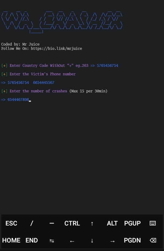 GitHub - mrjuice01/Whatsapp-Crusher: Crush anyone's WhatsApp with Virus ...