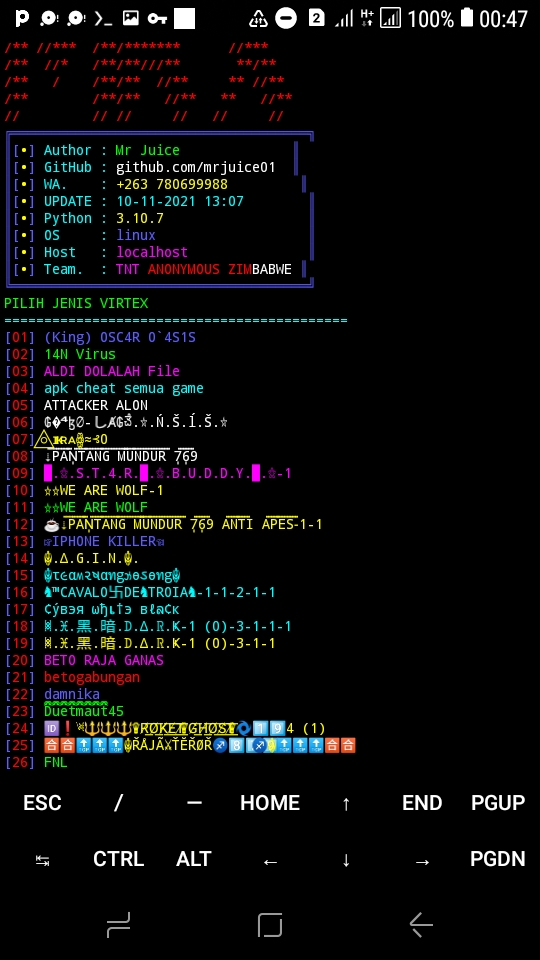 GitHub - mrjuice01/viterx: Android viris by Mr Juice