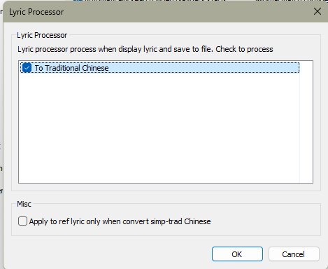 內置簡中翻繁中部分失效 · Issue #77 · ESLyric/feedback · GitHub
