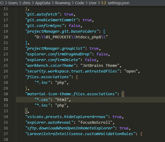 Custom file associations not working · Issue #493 · material-extensions/vscode-material-icon ...