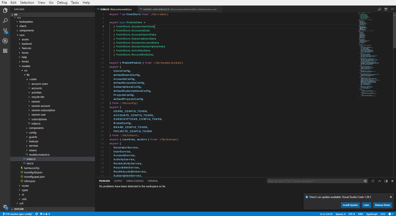 Not parsing .ts file correctly containing "export type typeName =..." · Issue #1801 · wallabyjs ...