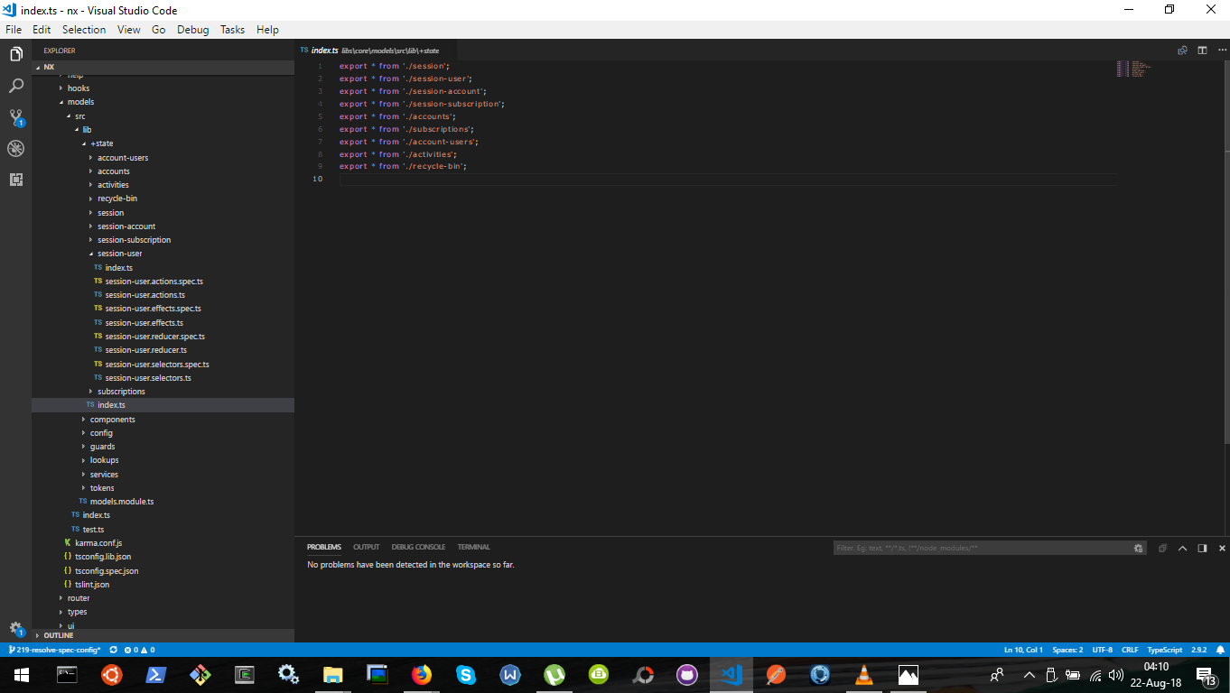 Not parsing .ts file correctly containing "export type typeName =..." · Issue #1801 · wallabyjs ...