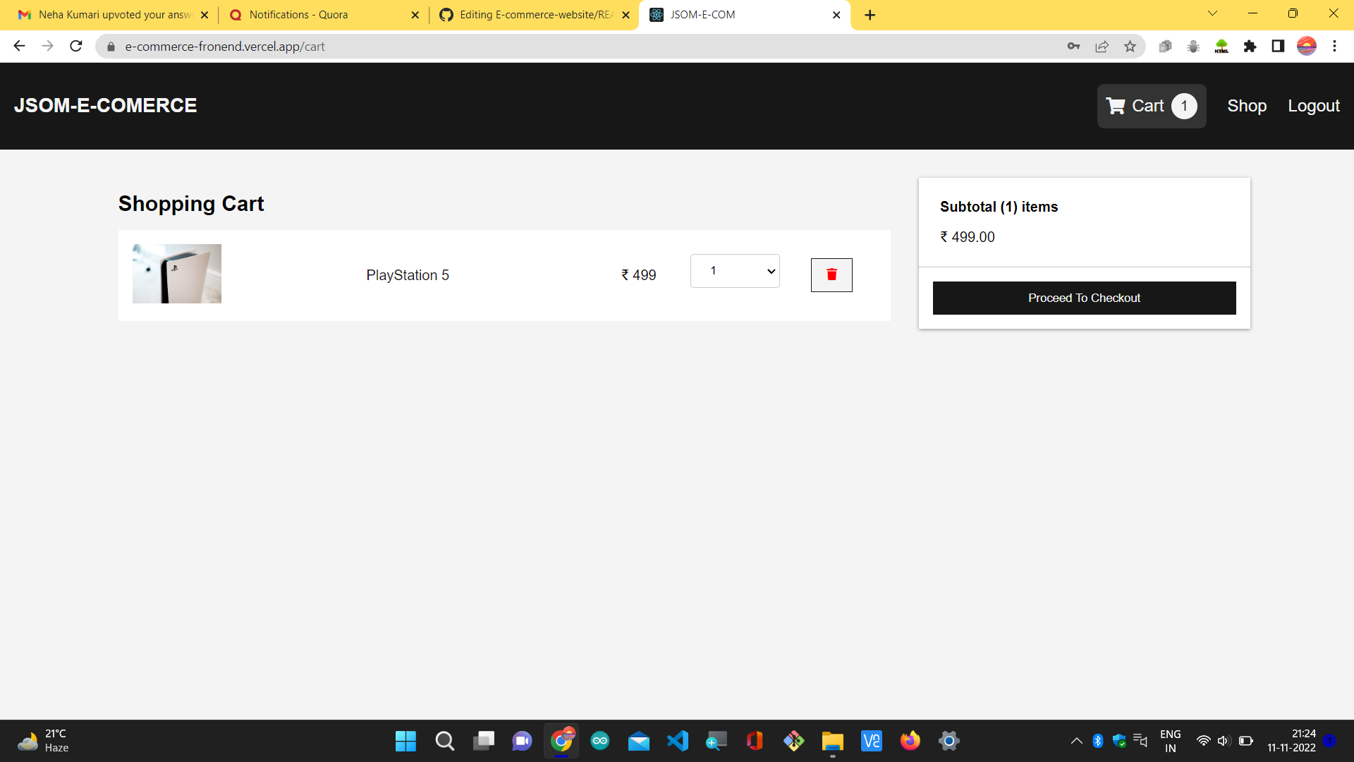 GitHub - itsShashankDev/E-commerce-website: Ecommerce website using MERN Stack