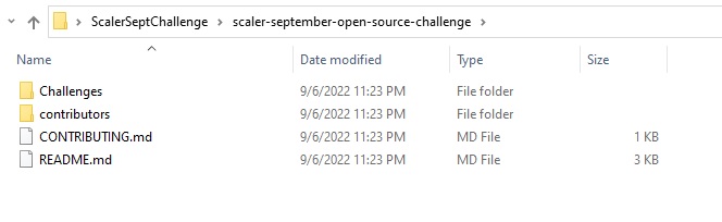 Challenge 1- 4 · Issue #950 · scaleracademy/scaler-september-open-source-challenge-2022 · GitHub