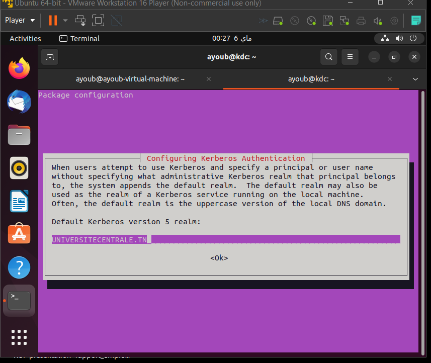 GitHub - AmiraLabaoui/Authentification-OpenSSH-Kerberos