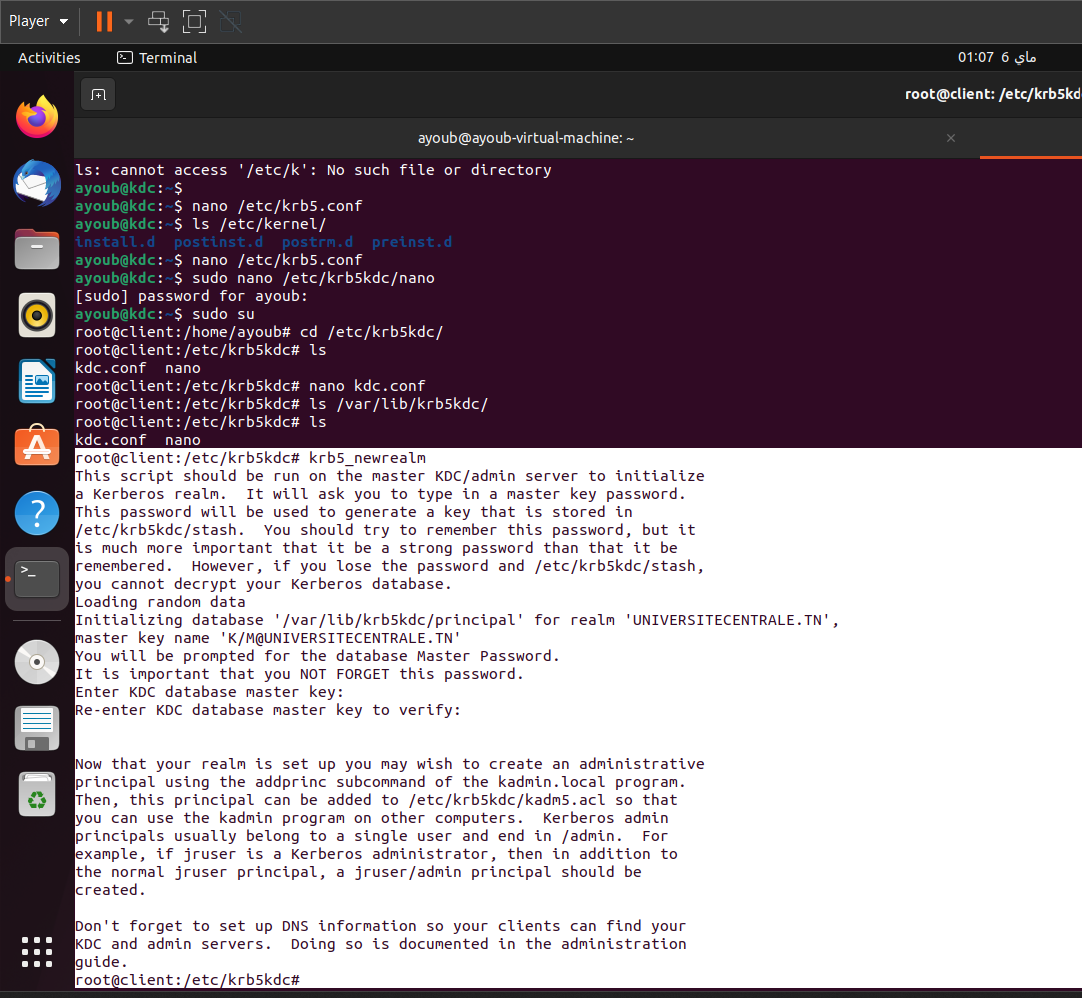GitHub - AmiraLabaoui/Authentification-OpenSSH-Kerberos