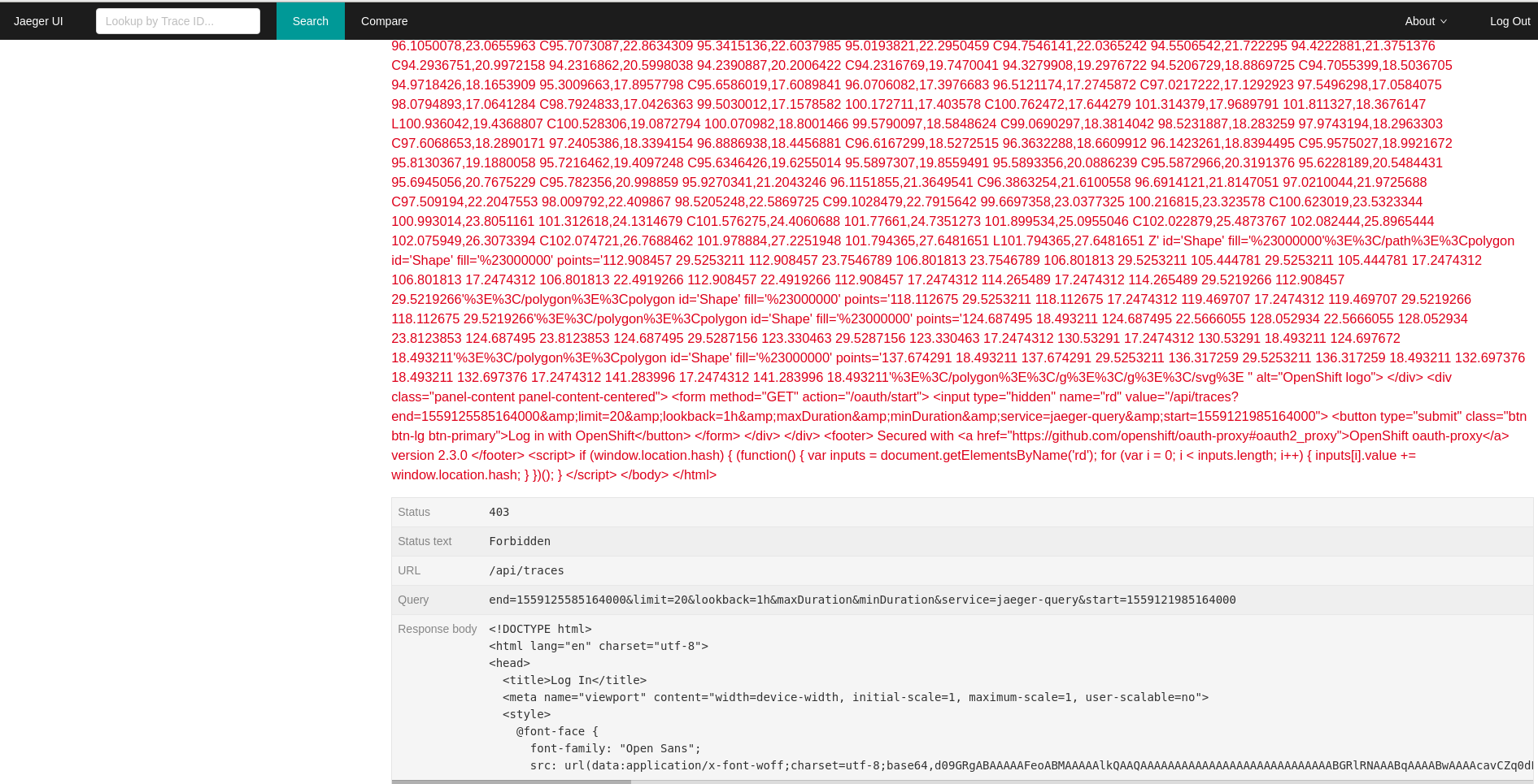 Openshift Oauth Proxy Not Logging Out Users On Login Page · Issue 447 · Jaegertracingjaeger