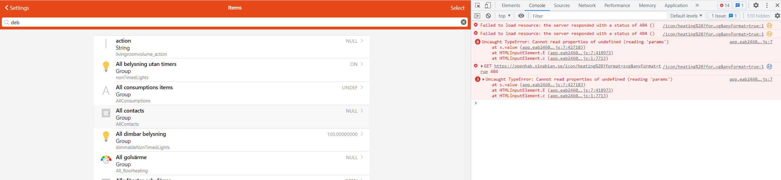 Broken search · Issue #1702 · openhab/openhab-webui · GitHub Broken search · Issue #1702 · openhab/openhab-webui · GitHub