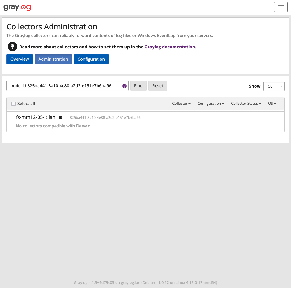 Sidecar cannot be configured for Darwin · Issue #377 · Graylog2/collector-sidecar · GitHub