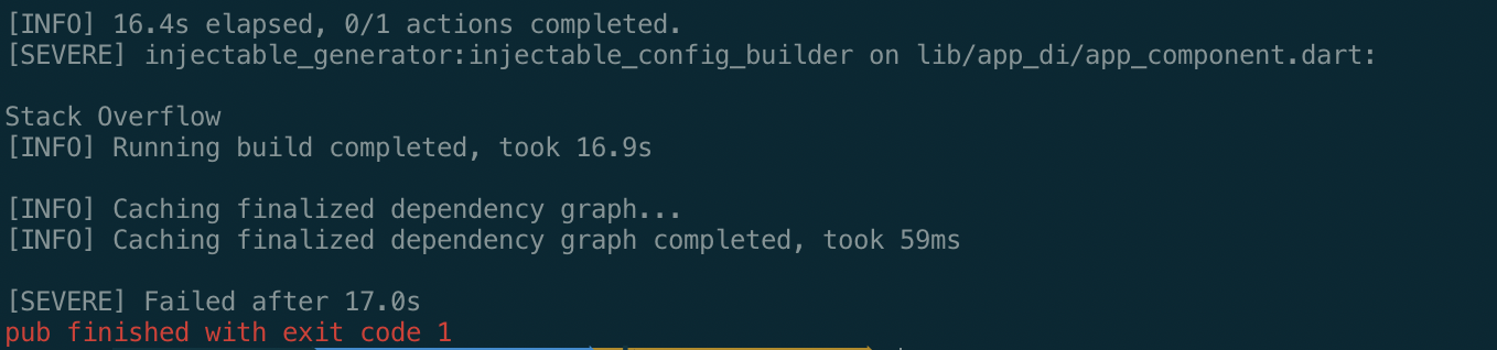 Run build_runner build, occur stack overflow · Issue #184 · Milad-Akarie/injectable · GitHub