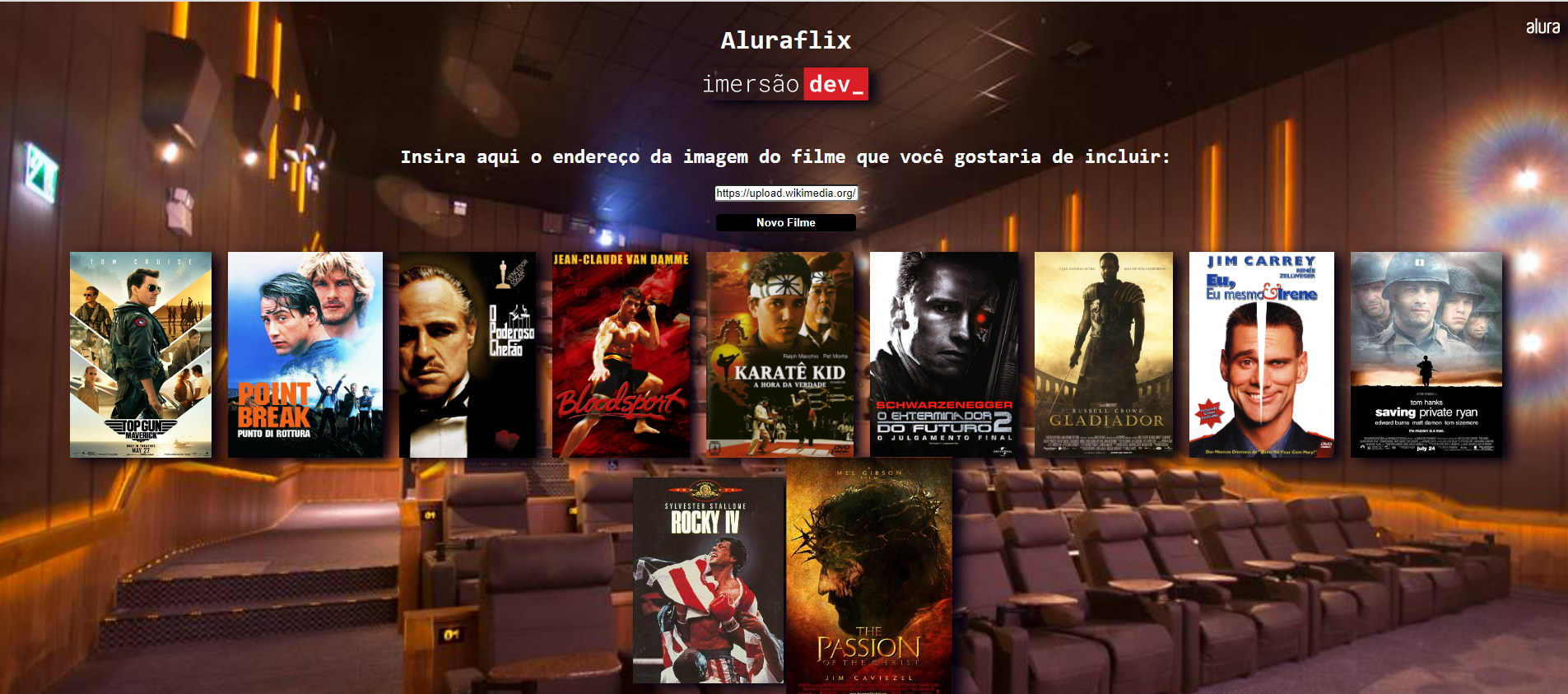 GitHub - HudsonRetonde/AluraFlix: Programa web que lista filmes de interesse do usuário.