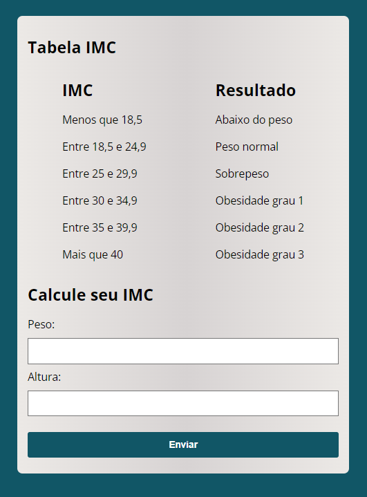 GitHub - HudsonRetonde/Calculadora-de-IMC: Calculadora em JavaScript de IMC