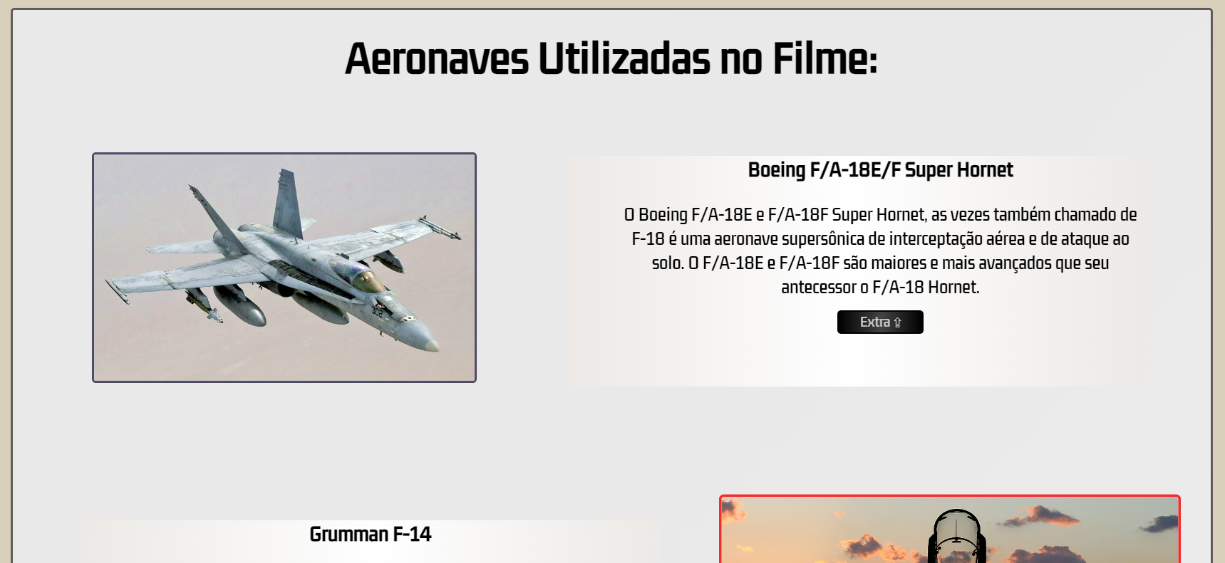 GitHub - HudsonRetonde/Top-Gun-Maverick-Page: Página web em HTML5, CSS3 e JavaScript em ...