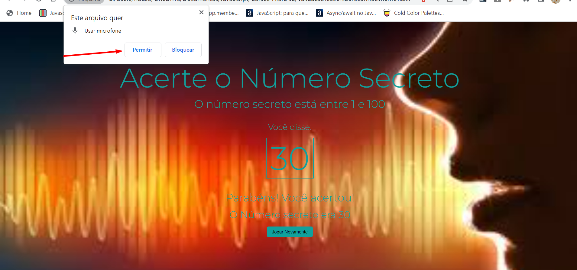 GitHub - HudsonRetonde/Acerte-o-Numero-Secreto-por-Comando-de-Voz: Jogo Número Secreto com ...