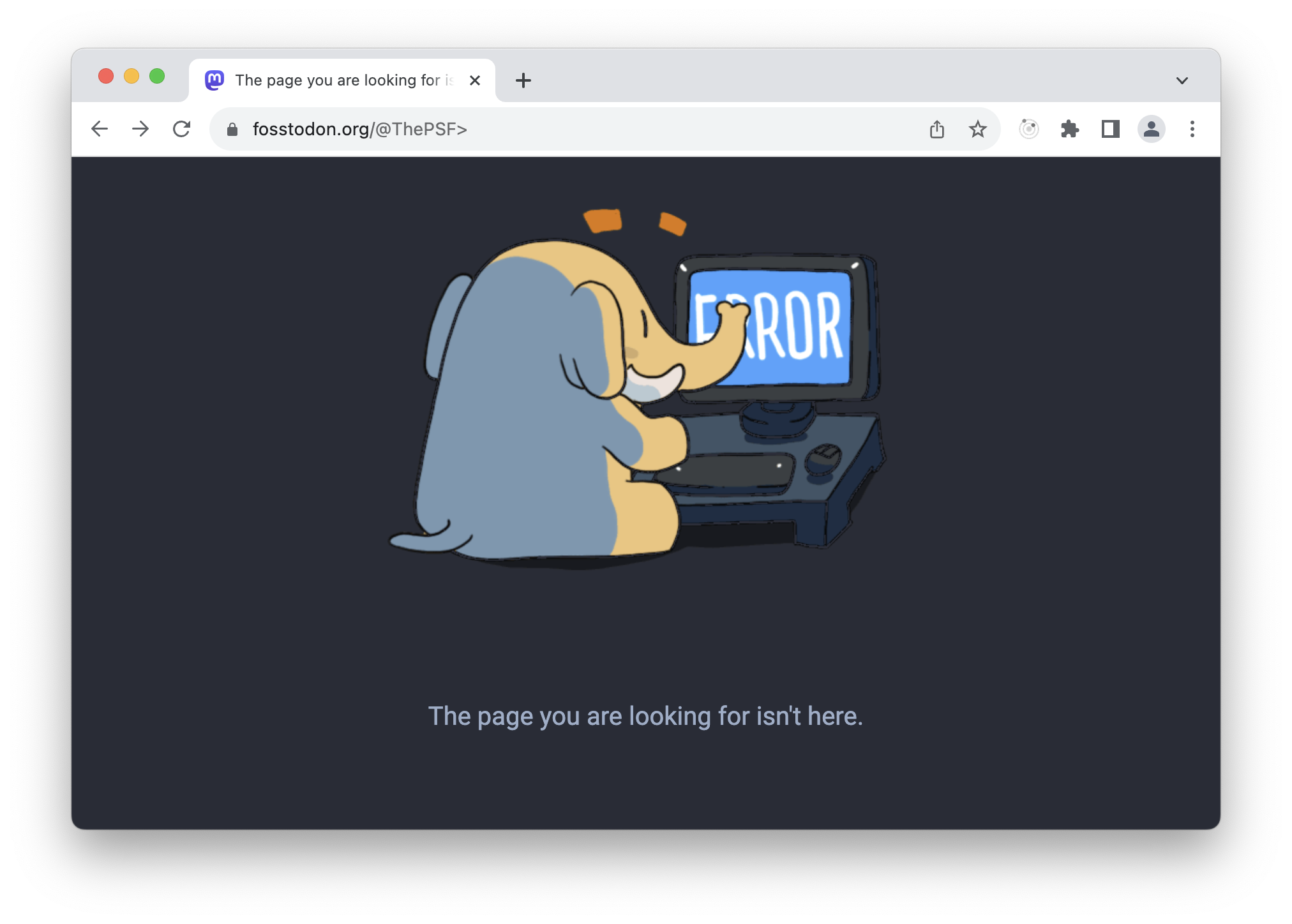 Link To The Official Python Software Foundation Psf Mastodon Account Is Broken · Issue 2321