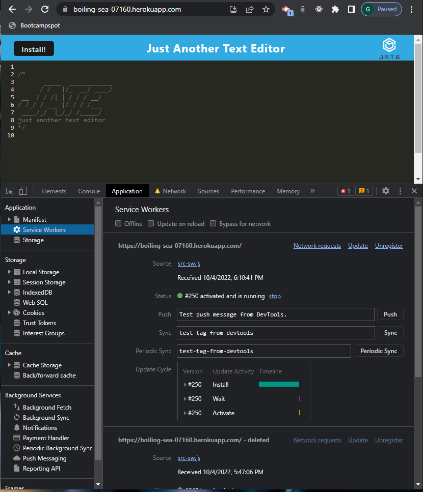 GitHub - LardexTheLarge/PWA-Text-Editor