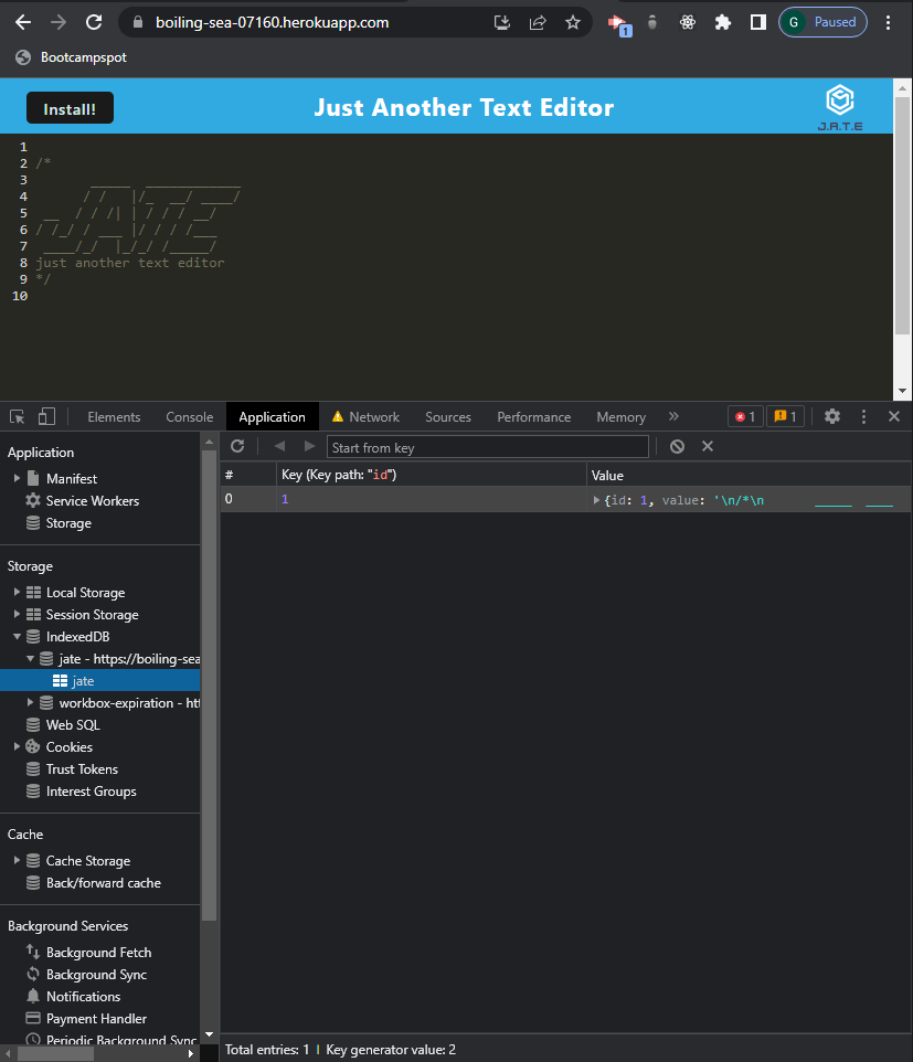 GitHub - LardexTheLarge/PWA-Text-Editor