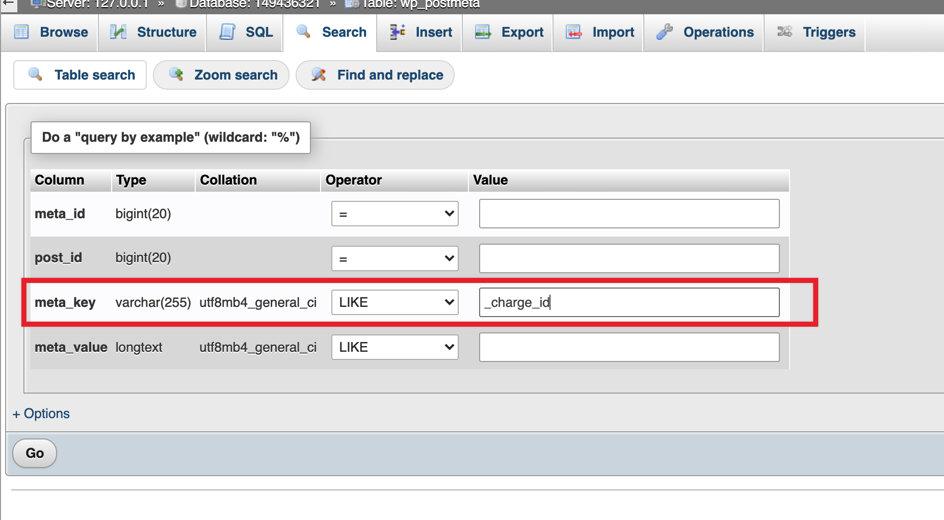 [GlobalStep] "_intent_id" and "_charge_id" meta values are missing in wp_postmeta table. · Issue ...