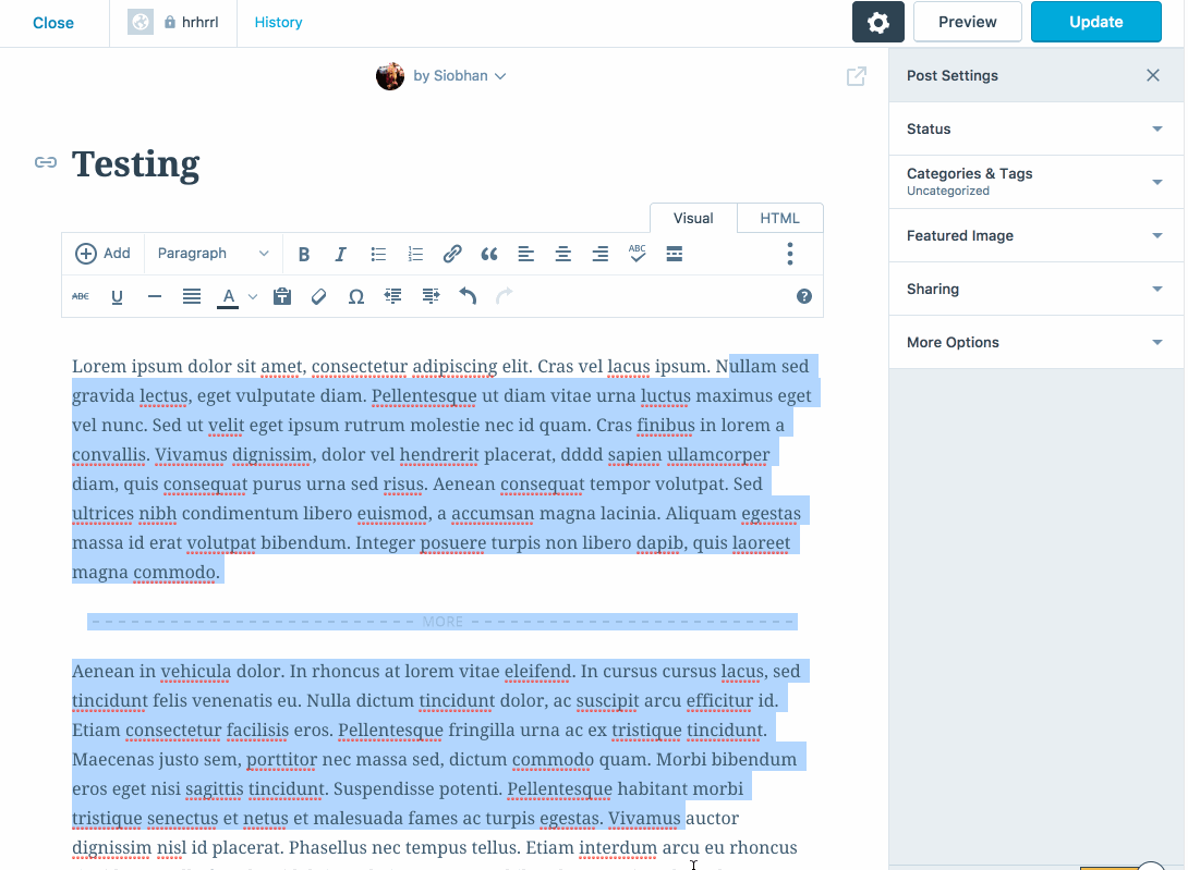 Editor: "Saving of draft failed" - scroll up to the header of the ...