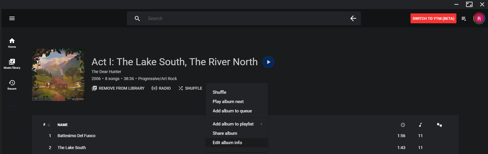 Custom Album Art and Album Details · Issue #492 · ytmdesktop/ytmdesktop · GitHub