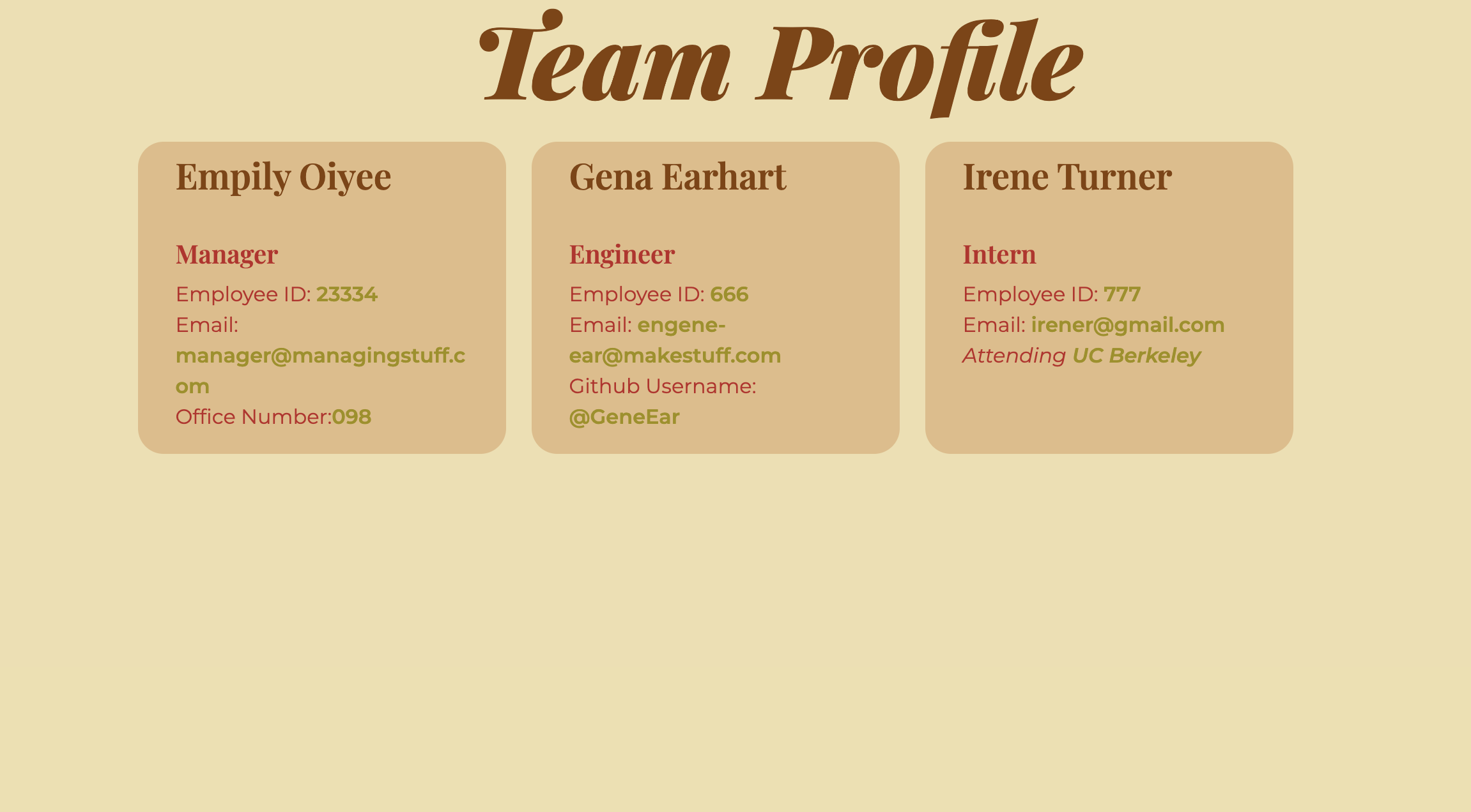 GitHub - 3lyDaley/TeamProfileGenerator
