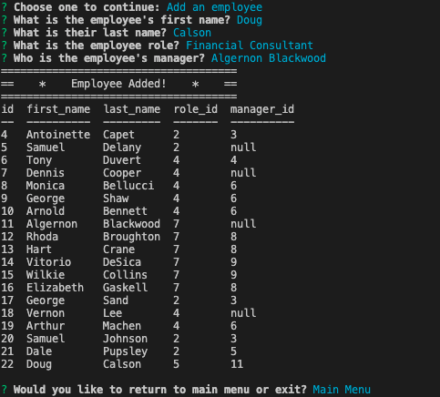 GitHub - 3lyDaley/employeeTracker