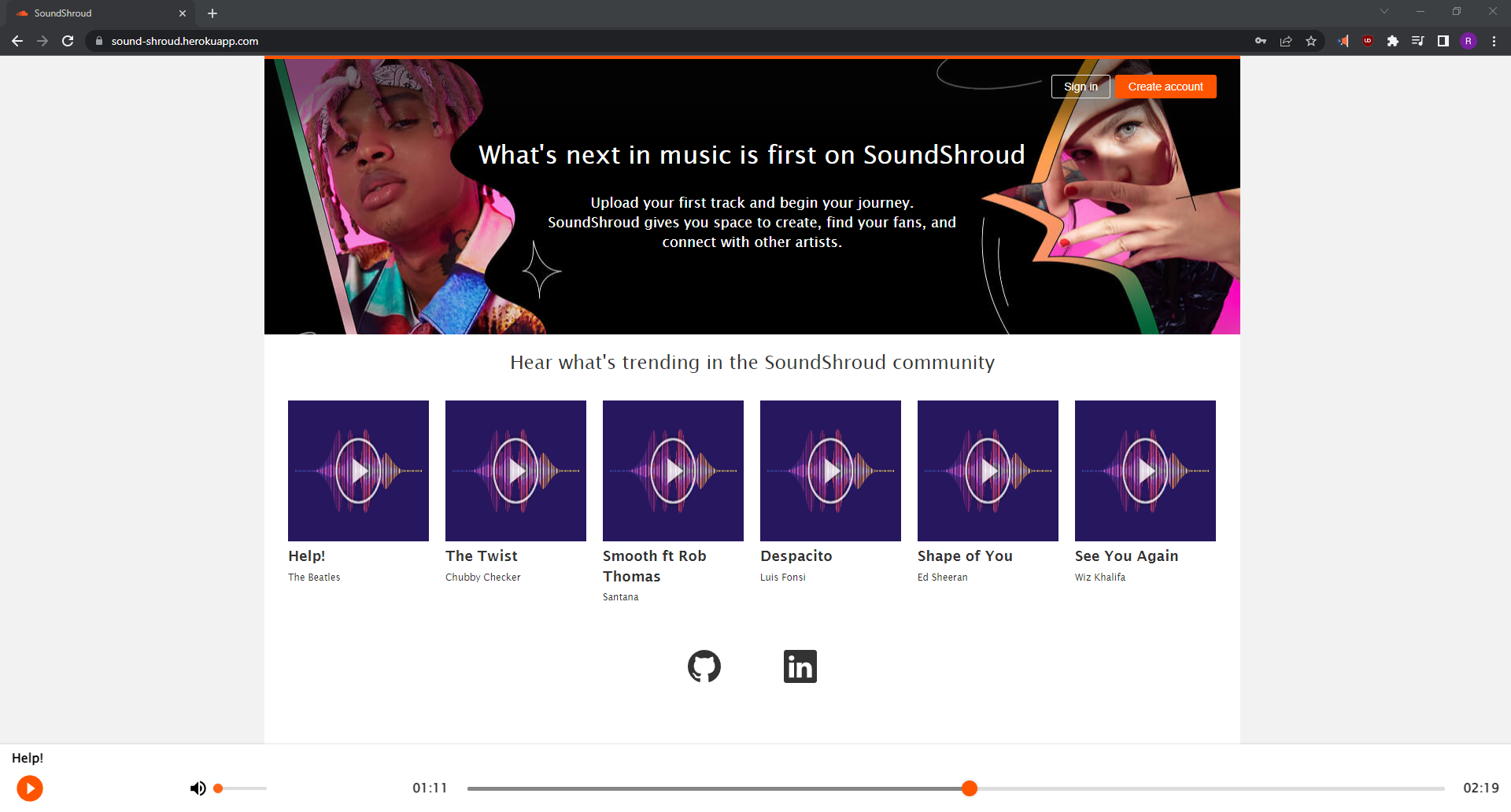 GitHub - RoubenGh/SoundShroud