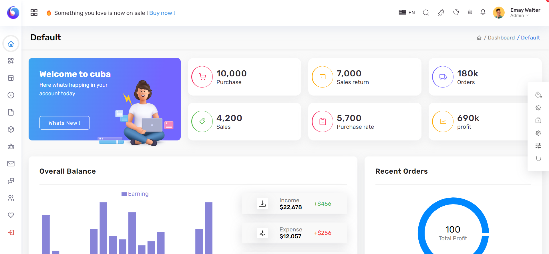 GitHub - piyush-agrawal6/CNS-Admin-Panel: Cuba Admin is a full-featured, multipurpose, premium ...