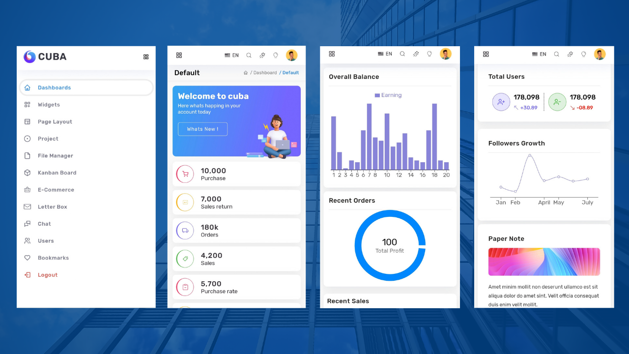 GitHub - piyush-agrawal6/CNS-Admin-Panel: Cuba Admin is a full-featured ...