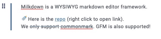 [Feature]Is there any plans to add a draggable button？ · Issue #417 · Milkdown/milkdown · GitHub