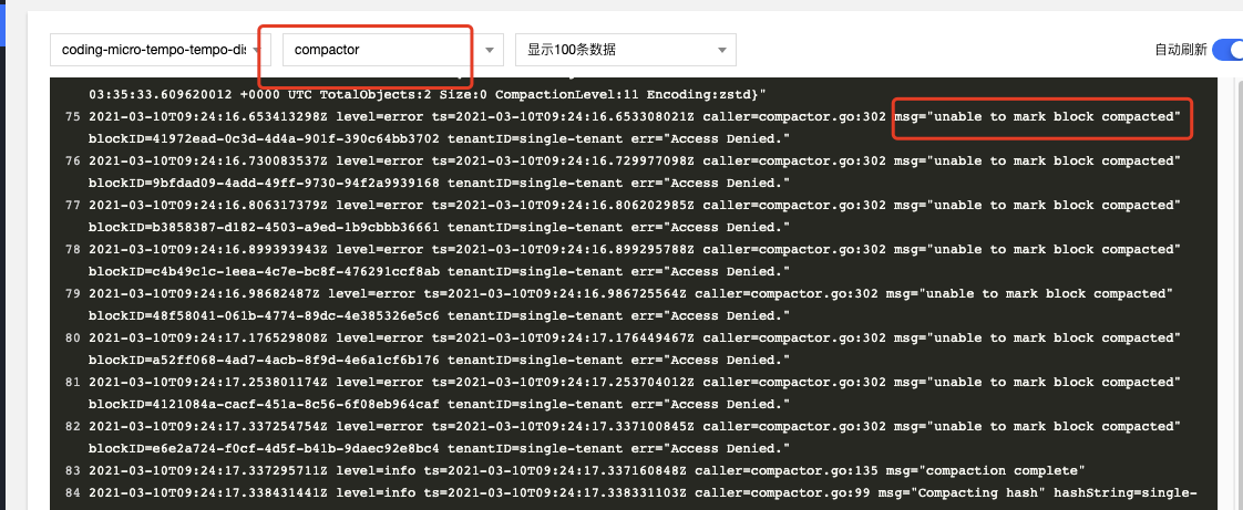 error querying store in Querier.FindTraceByID: queue doesn't have room for 998 jobs · Issue #582 ...