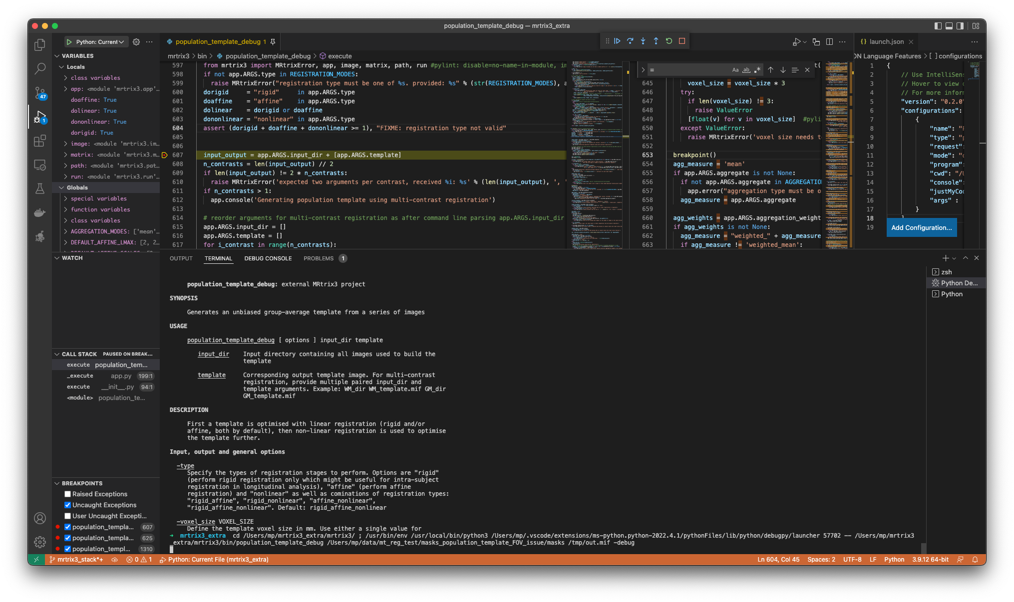 debugging scripts with VS Code · Issue #2472 · MRtrix3/mrtrix3 · GitHub