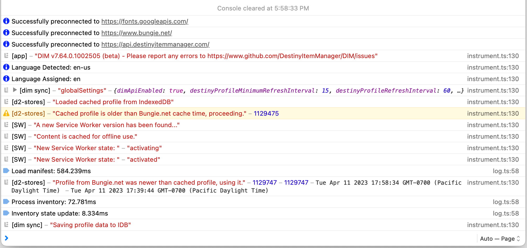 Blank Screen on iOS and Safari · Issue #9308 · DestinyItemManager/DIM · GitHub