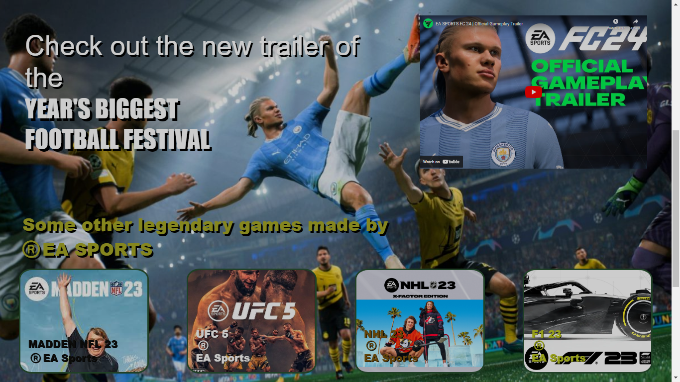 GitHub - KCHAK05/EAFC24-Fan-made-Front-End-Project: EA Sports FIFA has ...
